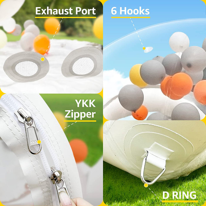Connsann Commercial Grade Inflatable Bubble House Bubble Tent for Party ... Connsann Commercial Grade Inflatable Bubble House Bubble Tent for Party ...